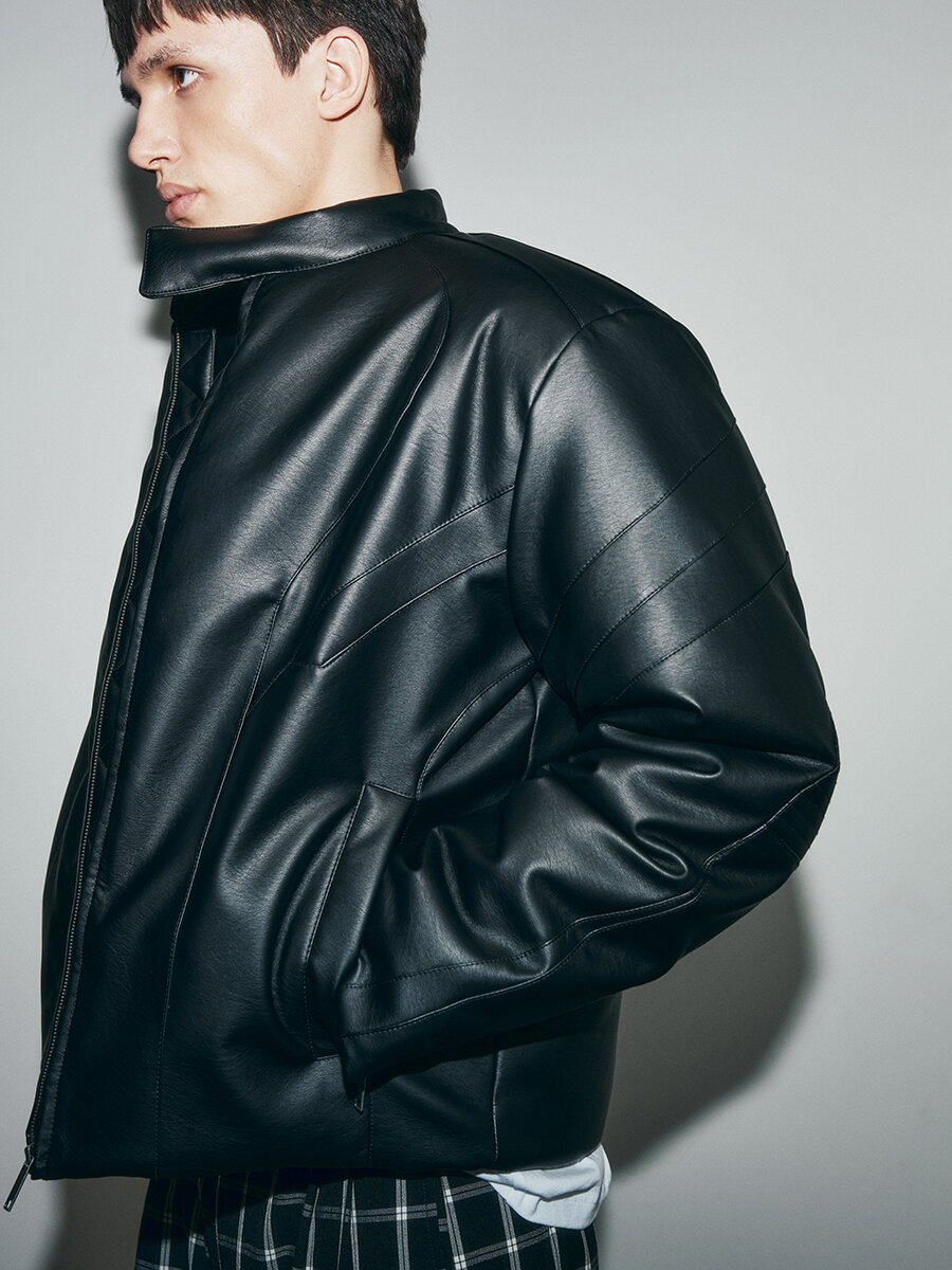 Куртка кожаная Man Urban