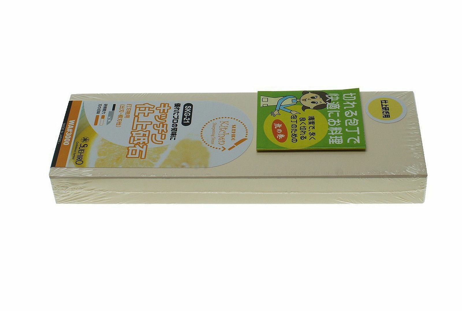 Камень точильный водный Suehiro SKG-21, 3000 грит, размер 183х63х20 мм, Япония