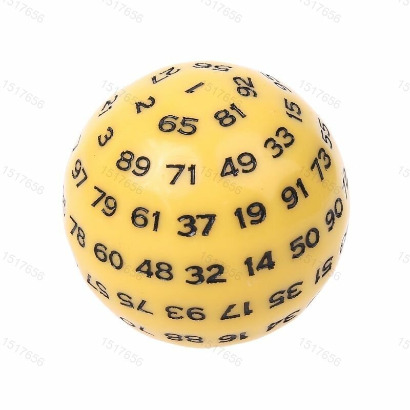 100-гранный многогранный кубик D100