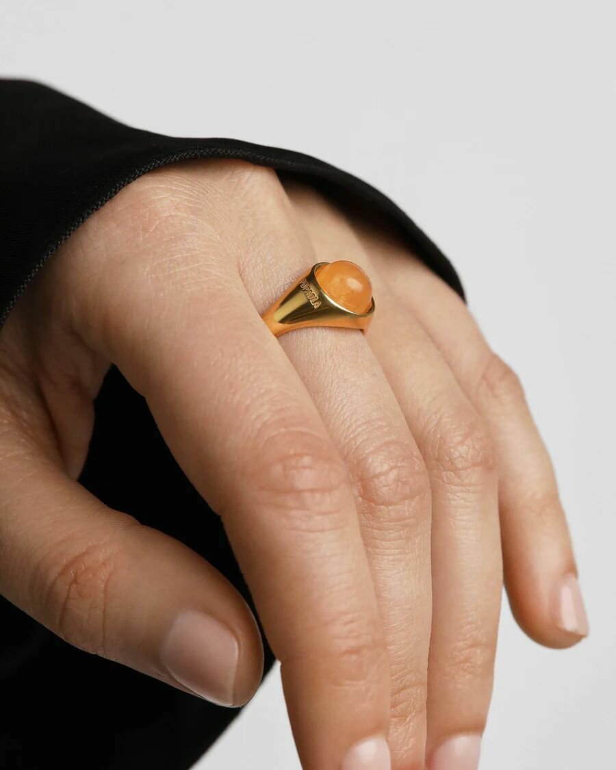 Кольцо, серебро, 925 проба, авантюрин