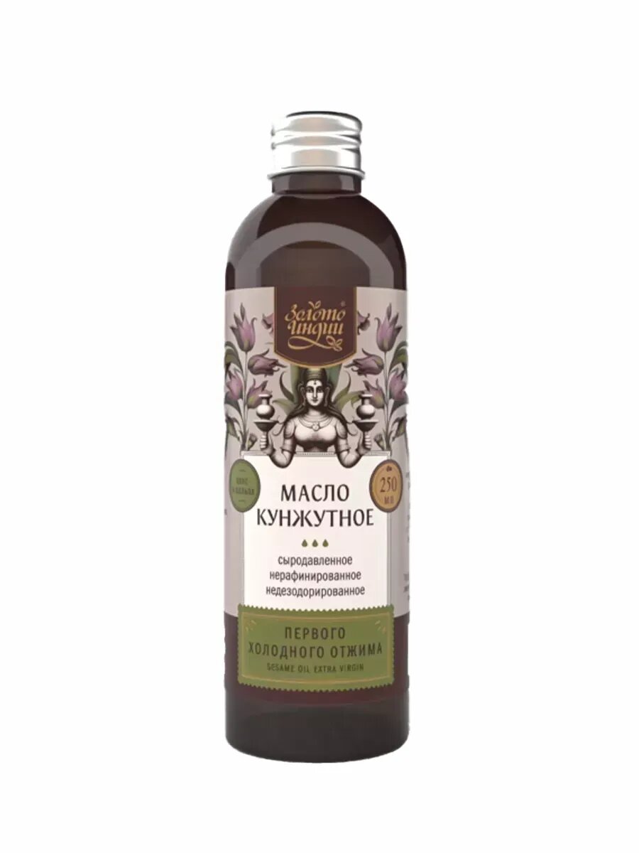 Кунжутное масло холодного отжима Extra Virgin 250 мл