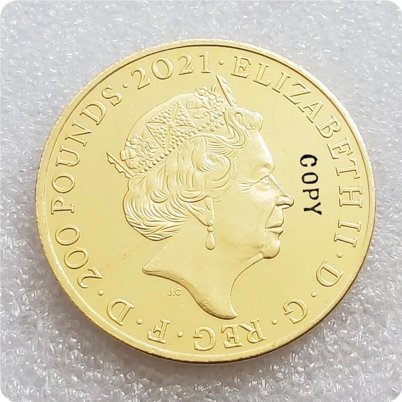 Копии монет DASHUMIAOCOIN 200 Pounds 2021