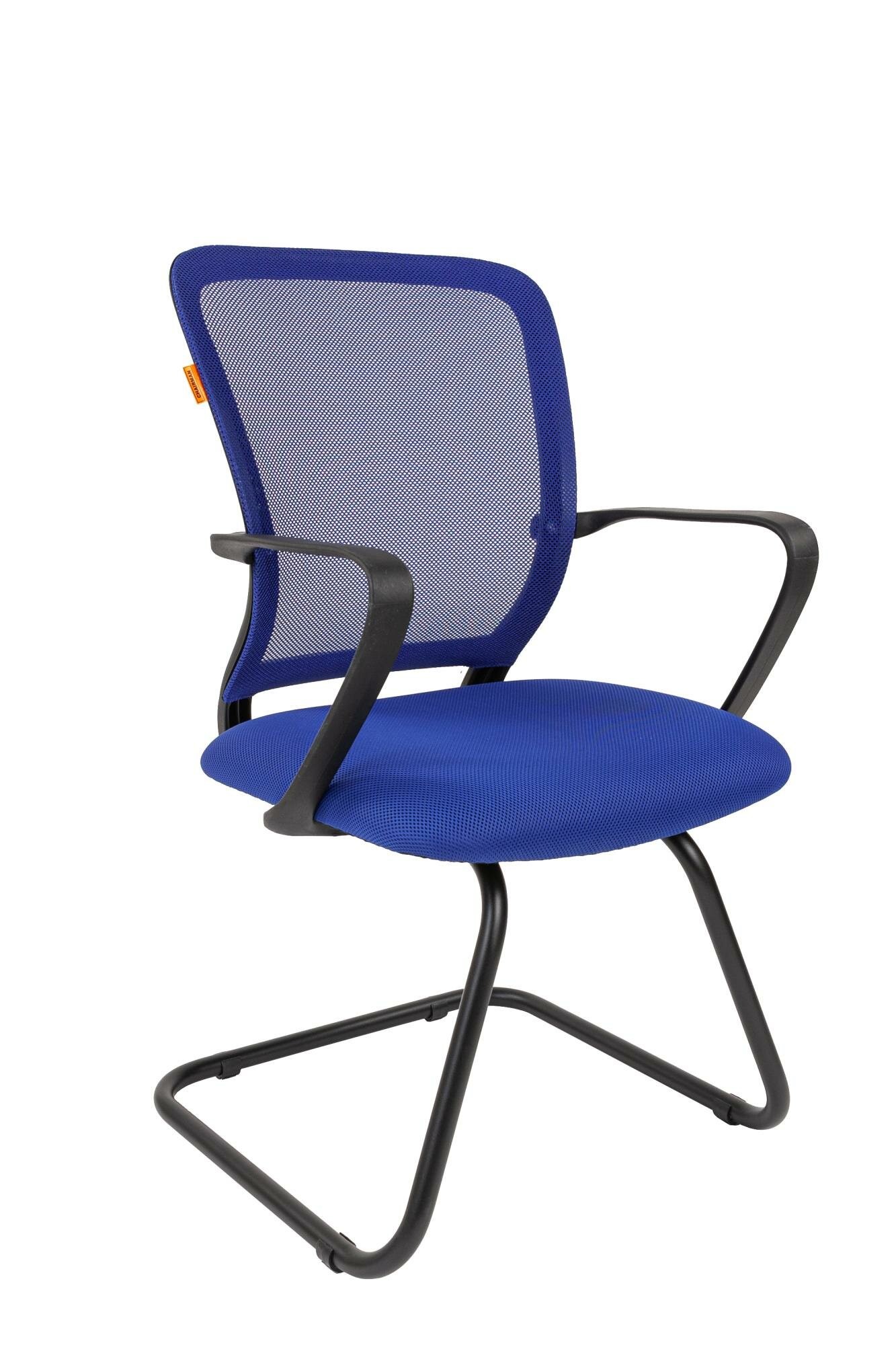 Кресло офисное CHAIRMAN 698 V TW-05 синий, сетка/ткань, с полозьями, обивка из текстиля