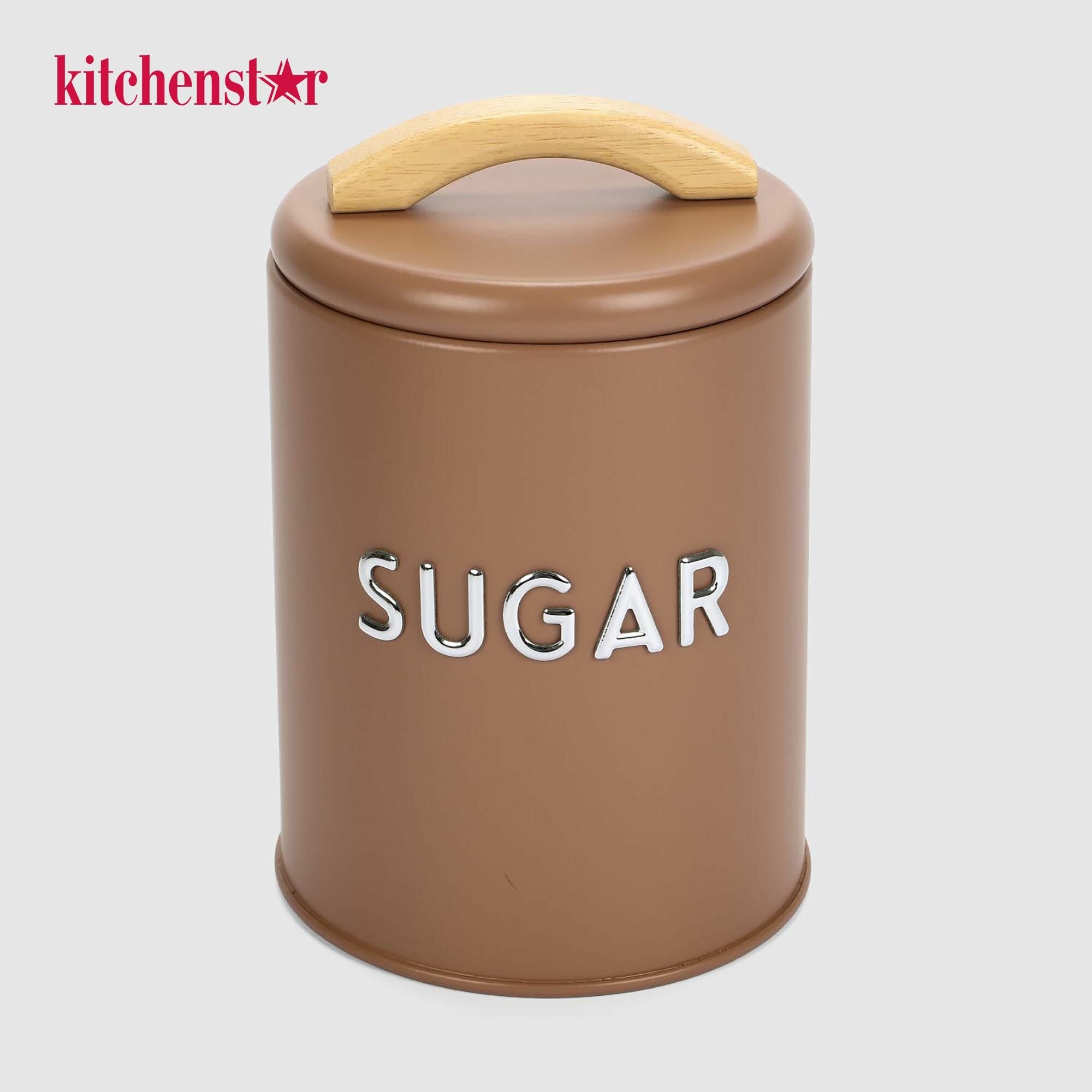 Банка для хранения сахара Kitchenstar коричневый 1,2 л