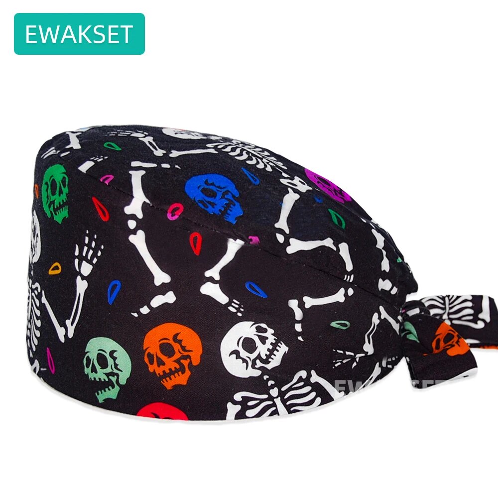 Хлопковая хирургическая шапочка EWAKSET scrub cap
