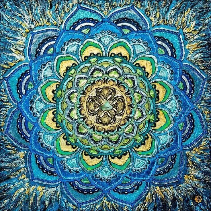 Алмазная живопись "Религия, буддизм: Мандала", 5D, круглая, 40x50 см. Производитель: Brose Art.