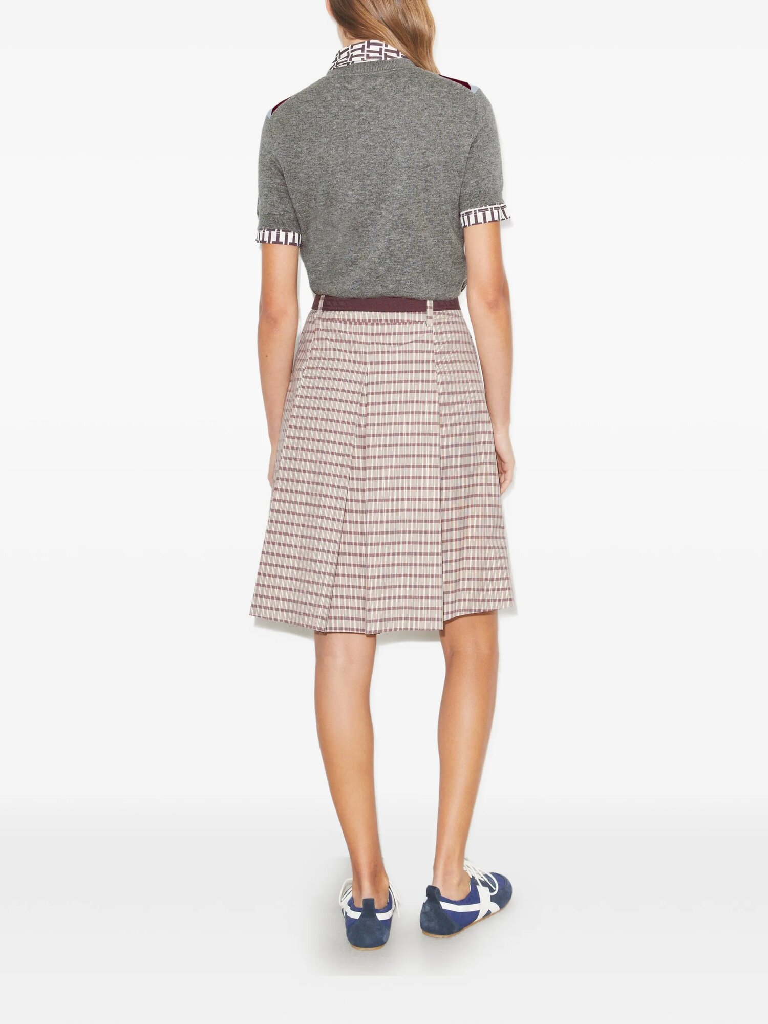 Топ Tory Burch Chevron, размер M, grey — фото 1