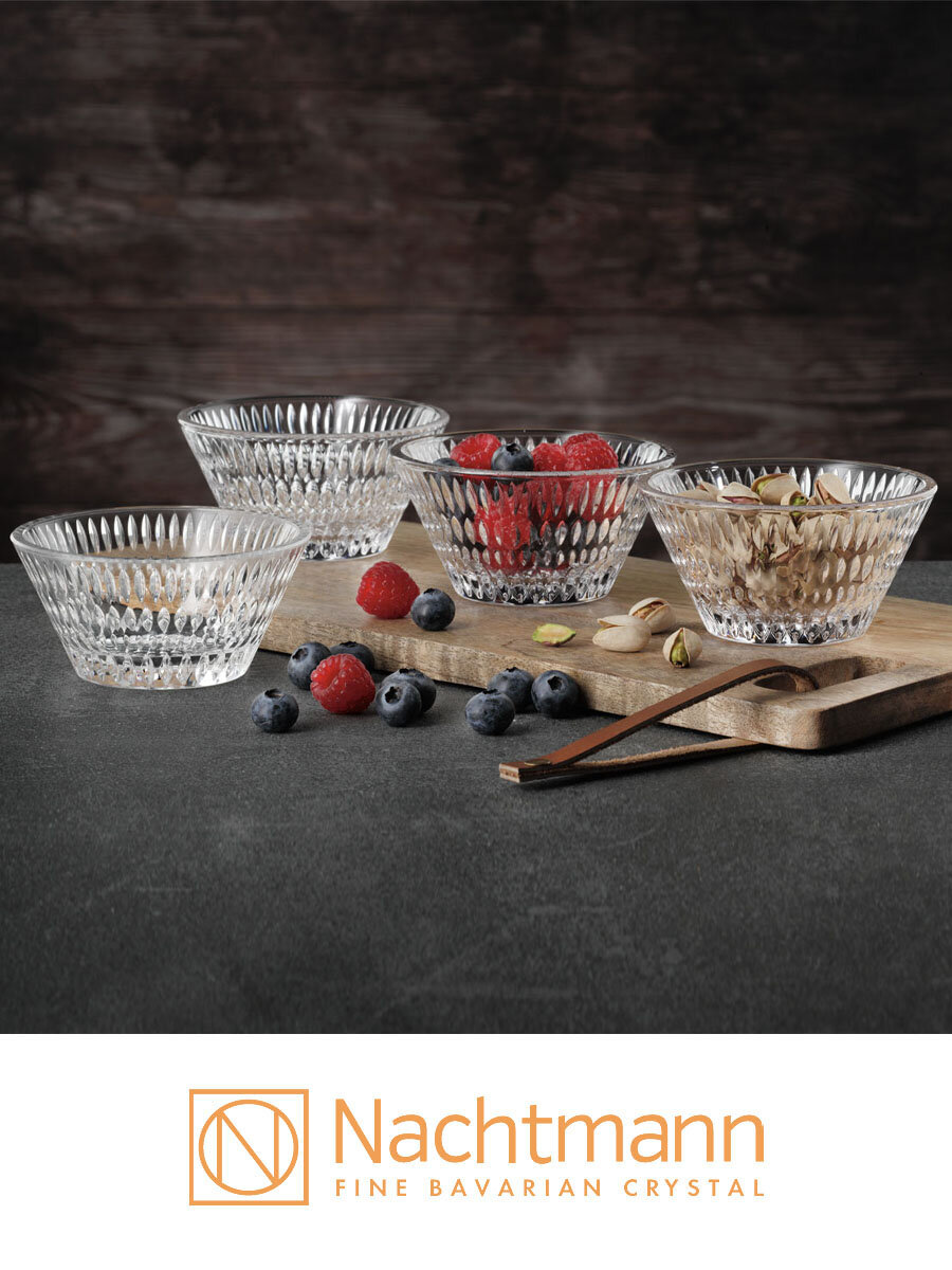 Набор салатников Nachtmann Ethno, 4 шт, 190 мл, диаметр 11 см, хрустальное стекло