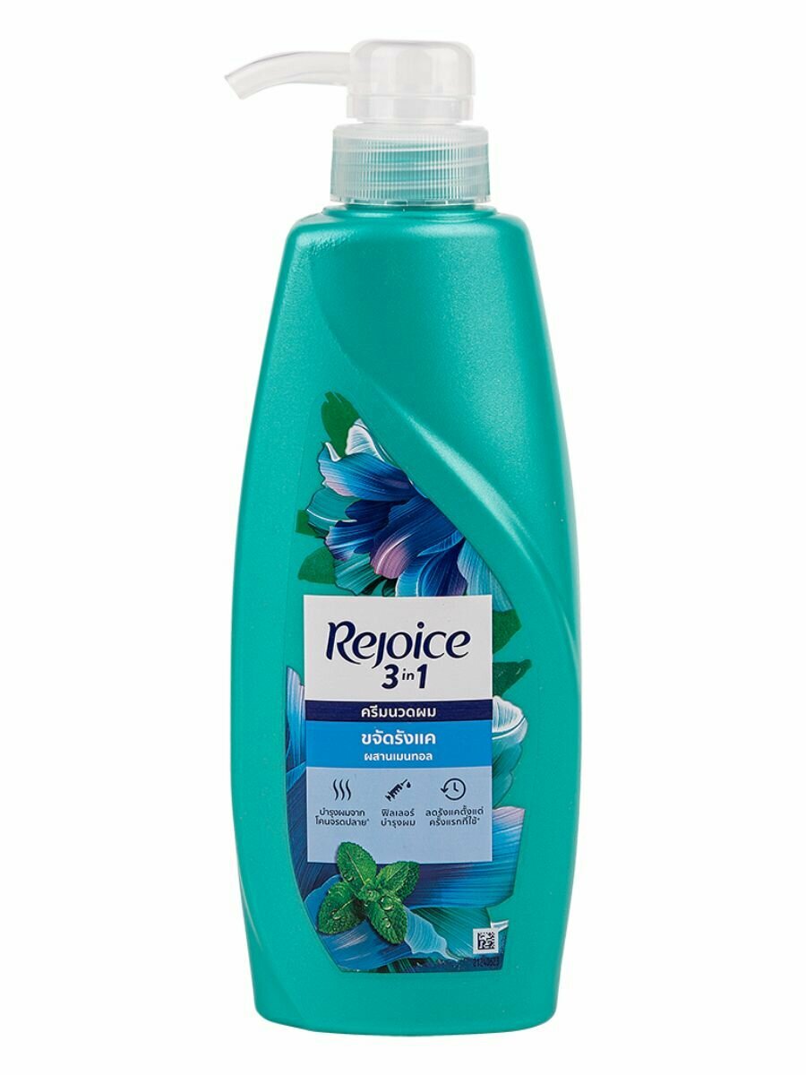 Тайский кондиционер для волос от перхоти с ментолом Rejoice, 370 мл