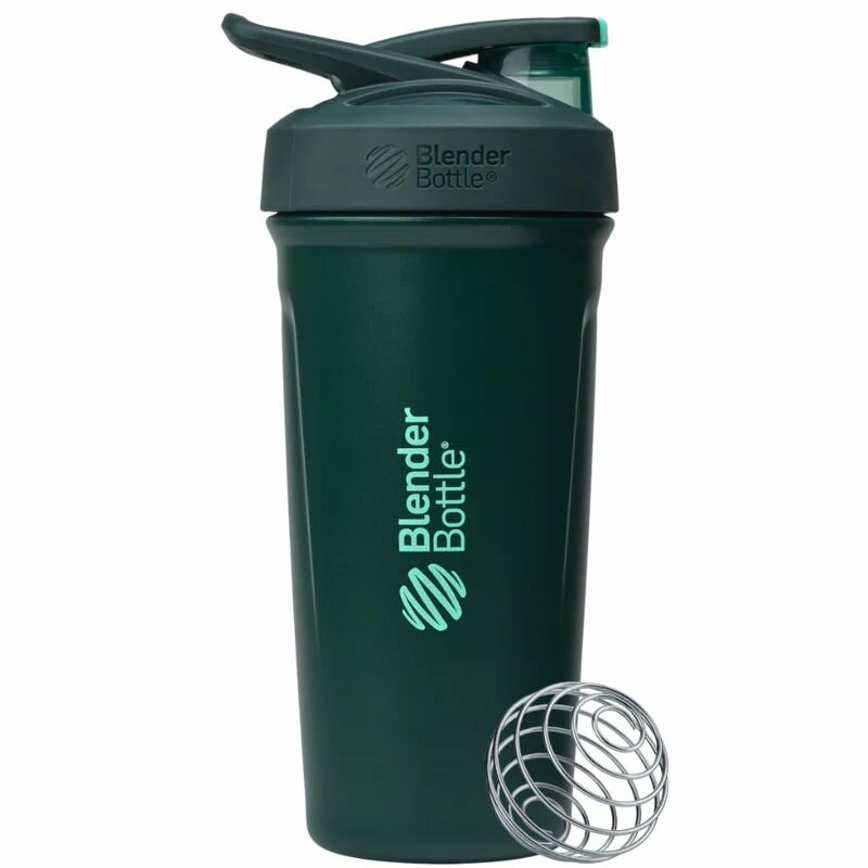 Blender Bottle, Шейкер спортивный, Серия Sport Stainless, Spruce Green, 710 (24 унций)