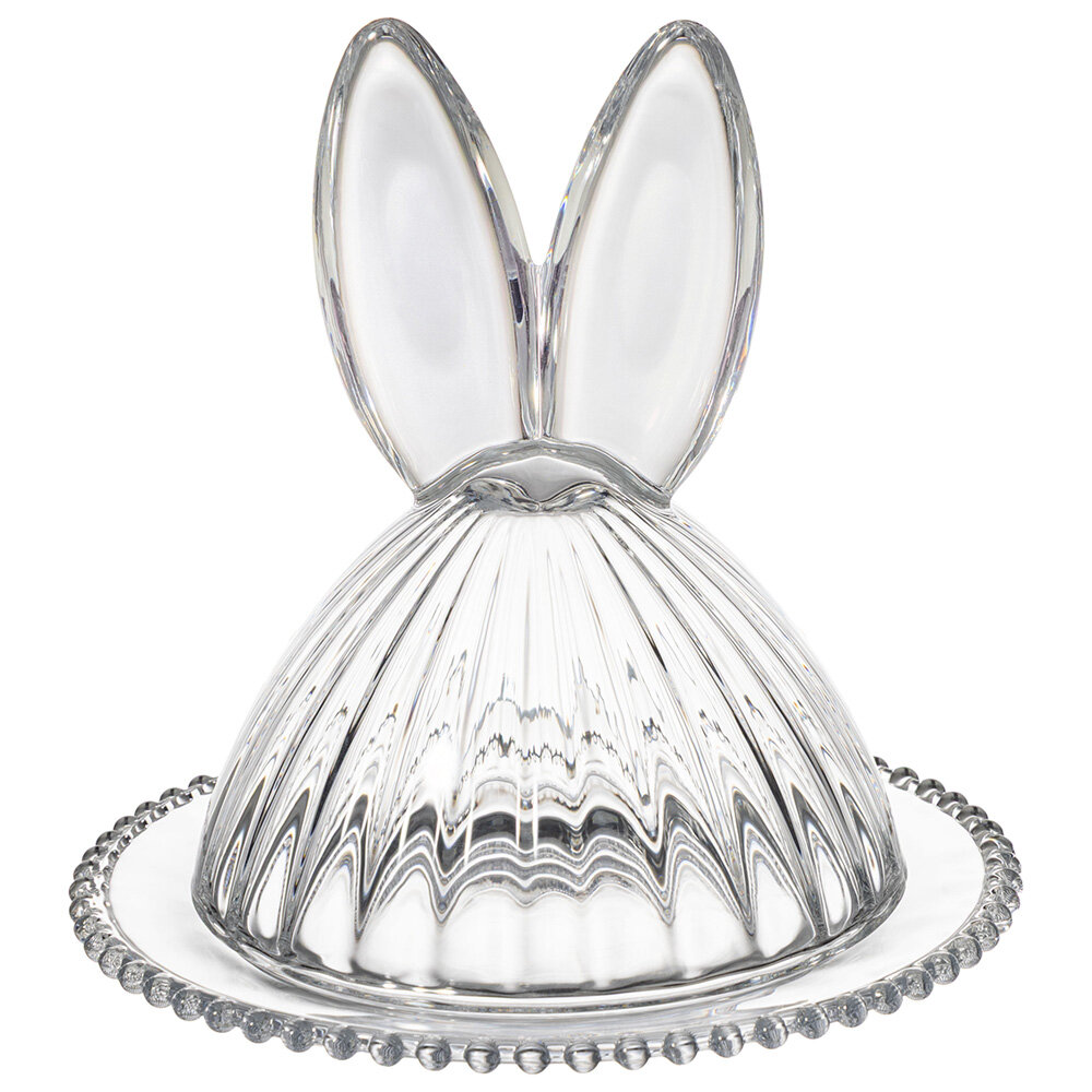 Блюдо сервировочное LEFARD RABBIT FAMILY 19,3*19,3*19см стекло, с крышкой