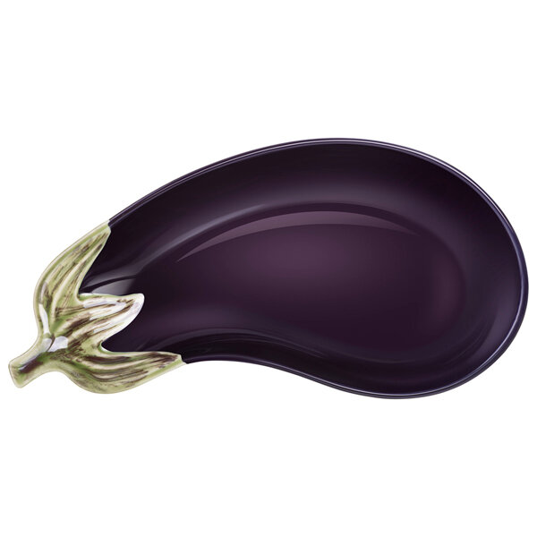 Блюдо сервировочное lefard баклажан 24х12х3,5 см KSG-536-312