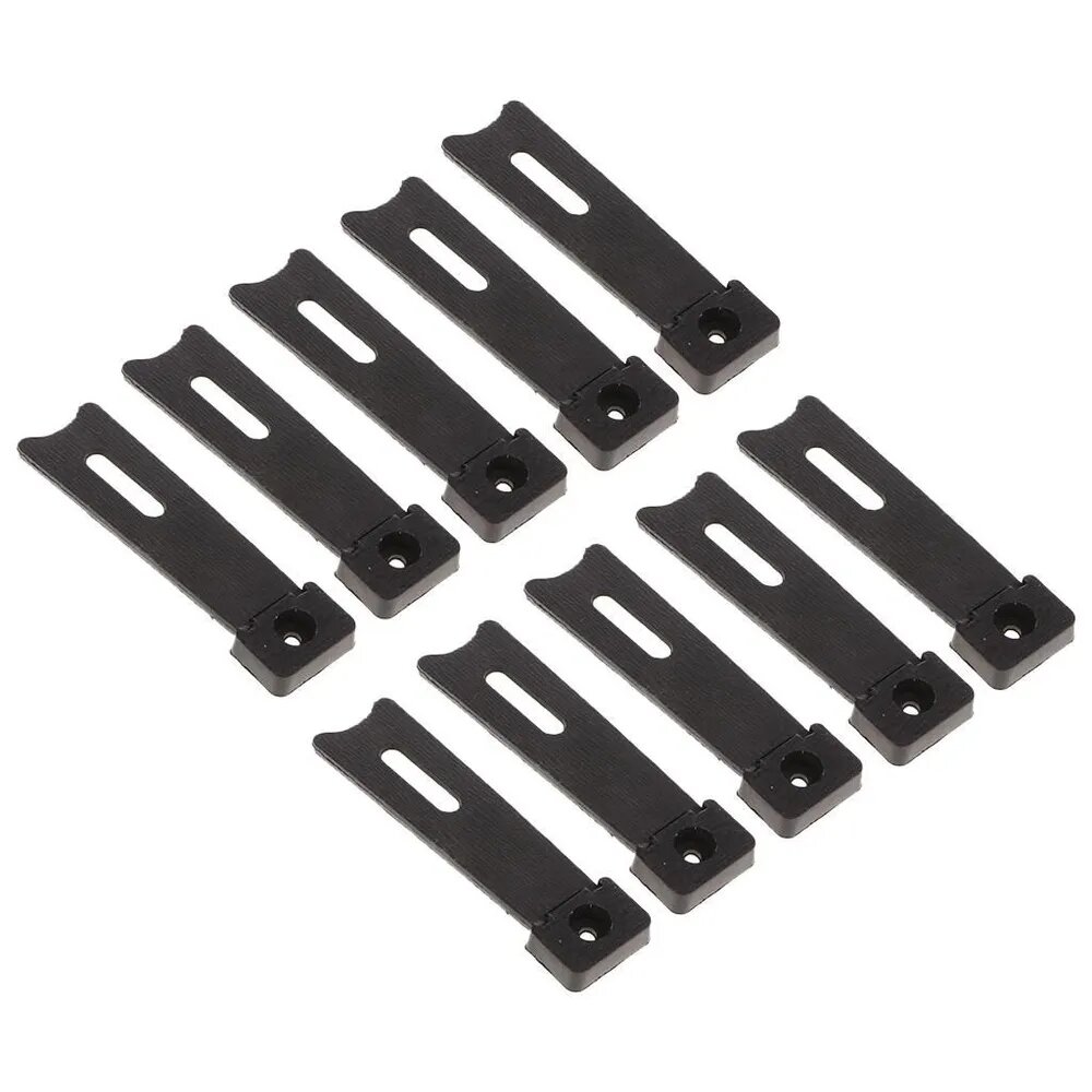 Пластиковая настольная подставка для фоторамки, черная, набор 10 штук, для демонстрации фотографий и картин