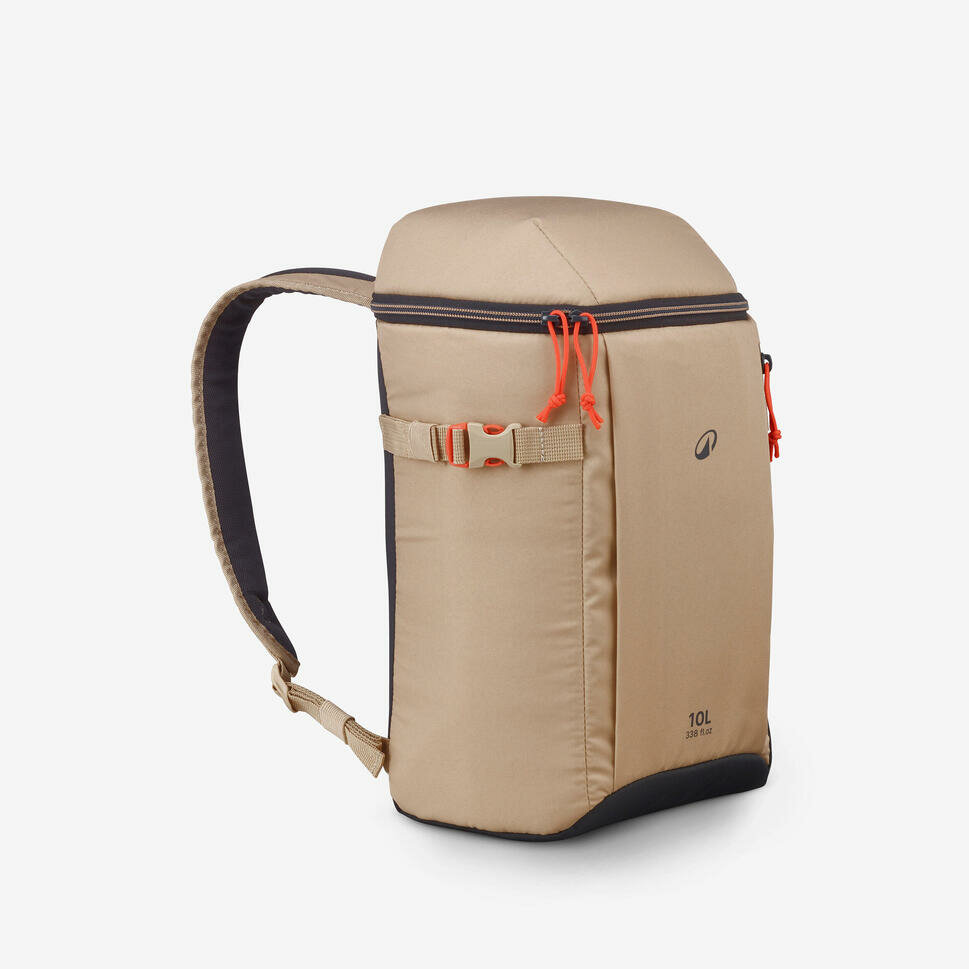 Decathlon Рюкзак- холодильник Quechua 100-10 л, цвет Бежевый капучино