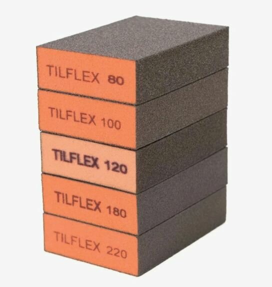 TILFLEX Губка абразивная (шлифовальный блок) P120 (100*70*25)