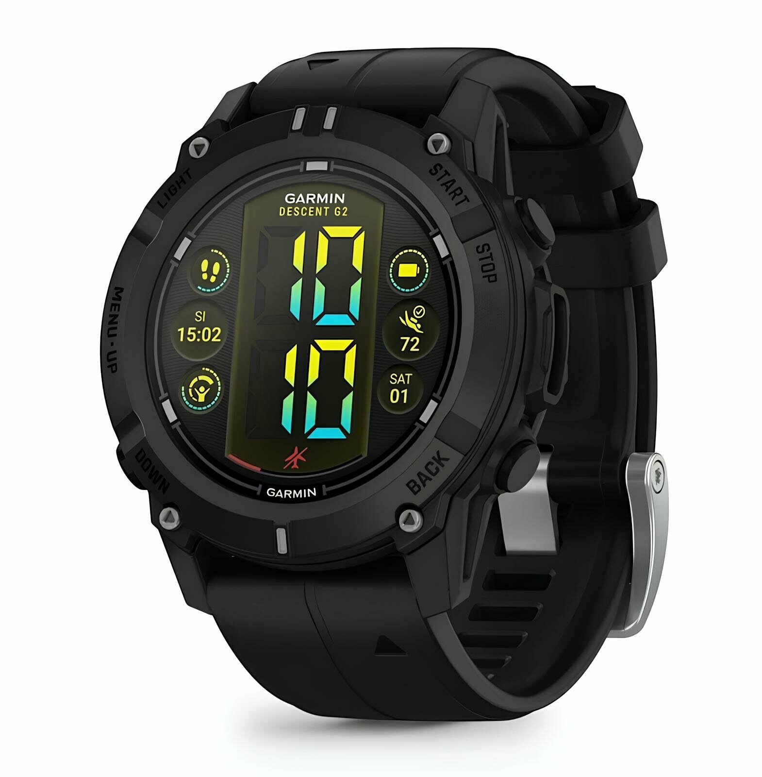 Смарт-часы Garmin Descent G2 Black/черные (45,5 мм) 010-02986-00