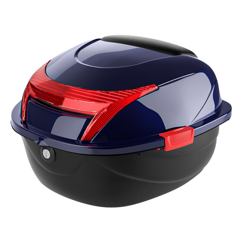 Универсальный утолщенный большой противоударный ящик для хранения для электросамокатов и мотоциклов, ящик для инструментов, задний багажник.