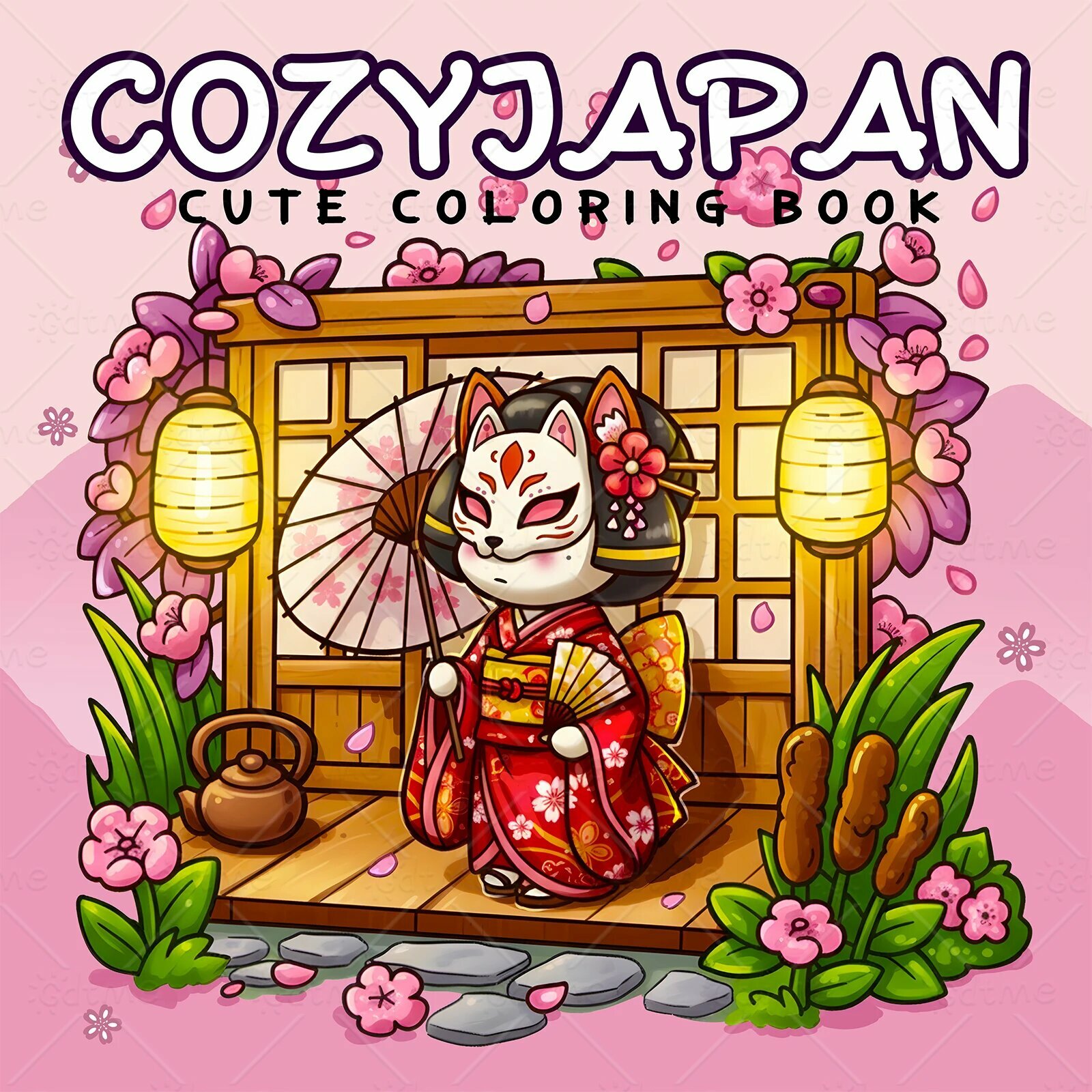 Набор раскрасок COZY JAPAN для взрослых