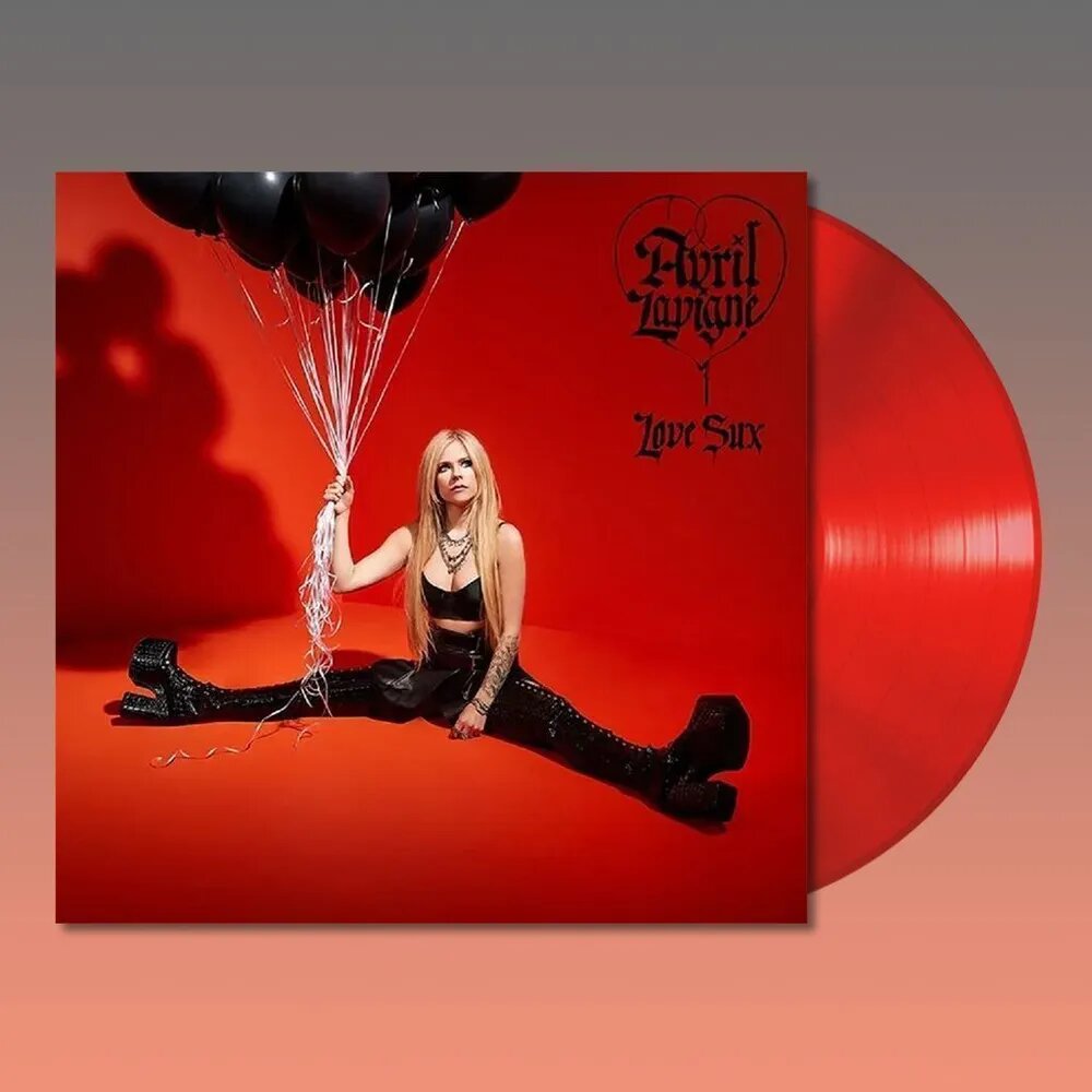 Виниловая пластинка Avril Lavigne Love Sux - Импортное издание, 12" красный винил