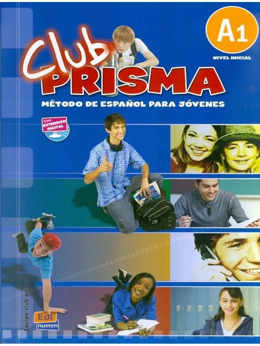 Club Prisma A1 Libro del Alumno + CD учебник | Курс испанского языка для молодежи.