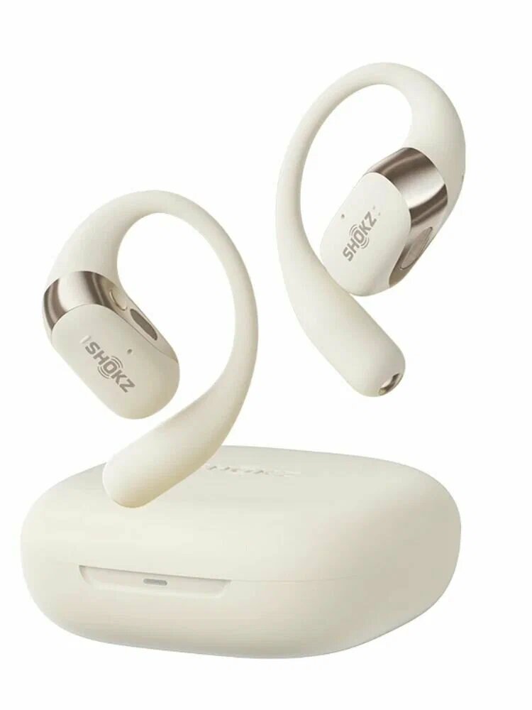 Наушники SHOKZ OpenFit 2+ T921, Bluetooth 5.4, шумоподавление, OpenFit, крепление на ухо, White