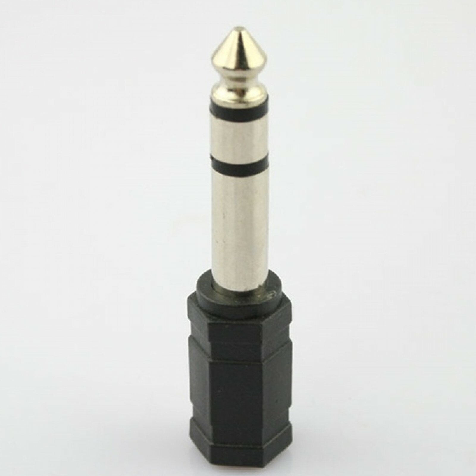 Переходник адаптер MyPads 3.5 мм Jack (штекер) - 6.3 мм Jack (гнездо) для аудиоустройств и студийного оборудования