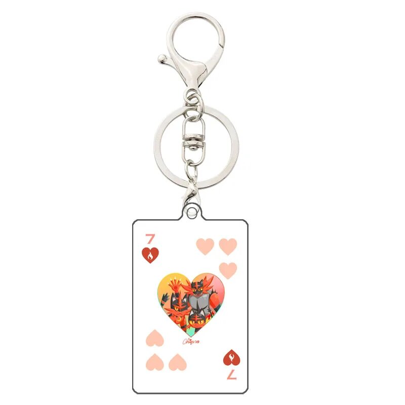 Акриловый брелок MINISO 7 Hearts Pokemon7