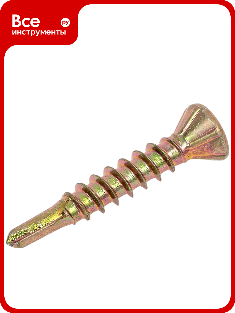 Саморез TULSTOR для массивной доски пола ж. ц. 3.2x20 упак 500 шт, 2x20 упак