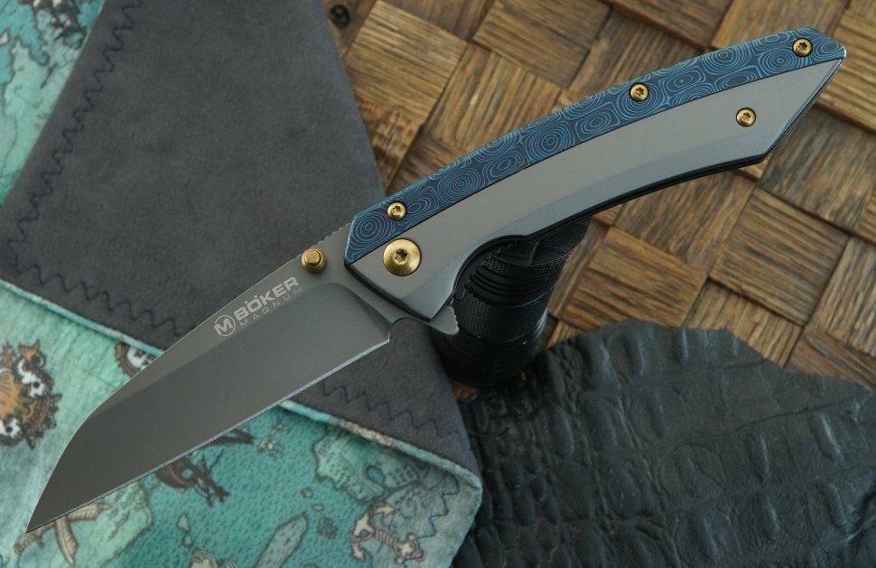 Складной нож Boker Magnum Magnum Cobalt, сталь 440A