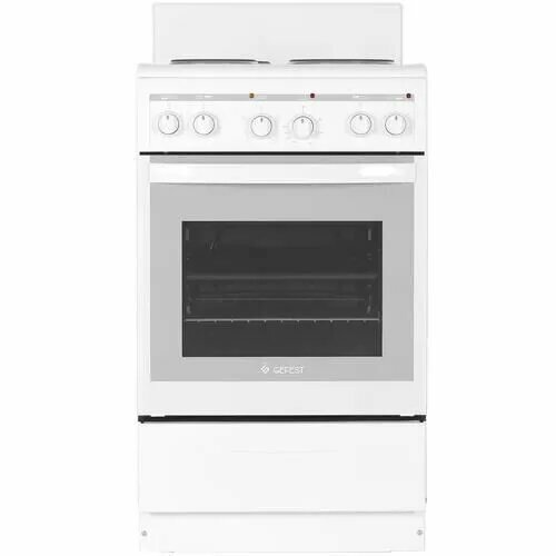 Плита электрическая Gefest ES 511M035, 4 конфорки, белая, эмалированная
