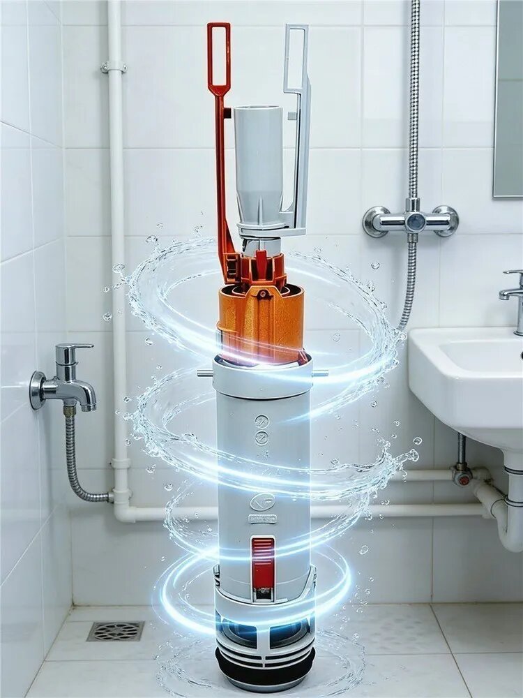 Сливное устройство инсталляций VitrA 436317YP для унитазов, двойной смыв, белый