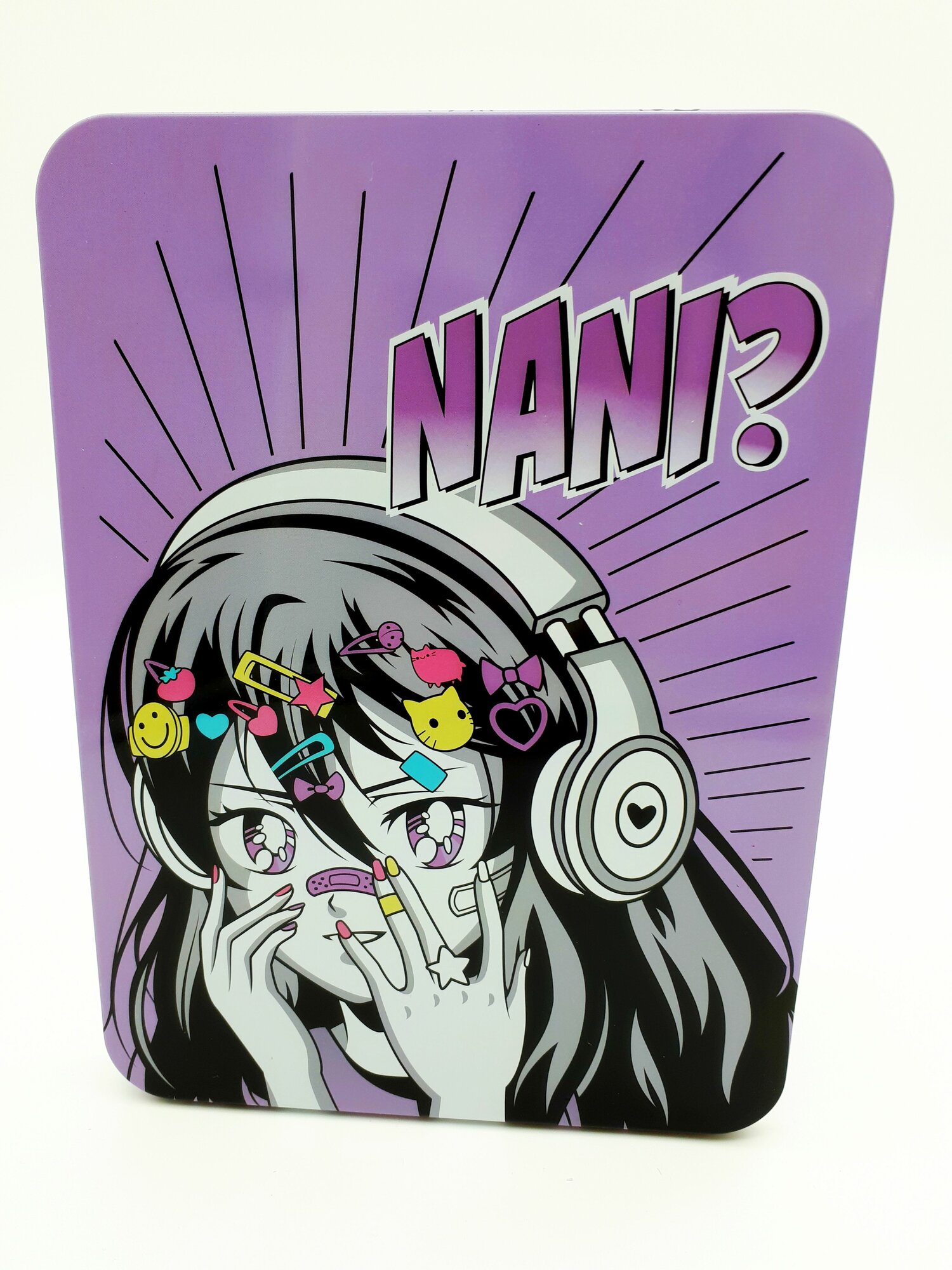 Пенал металлический 23,5*17*2см феникс "Манга" органайзер, без наполнения