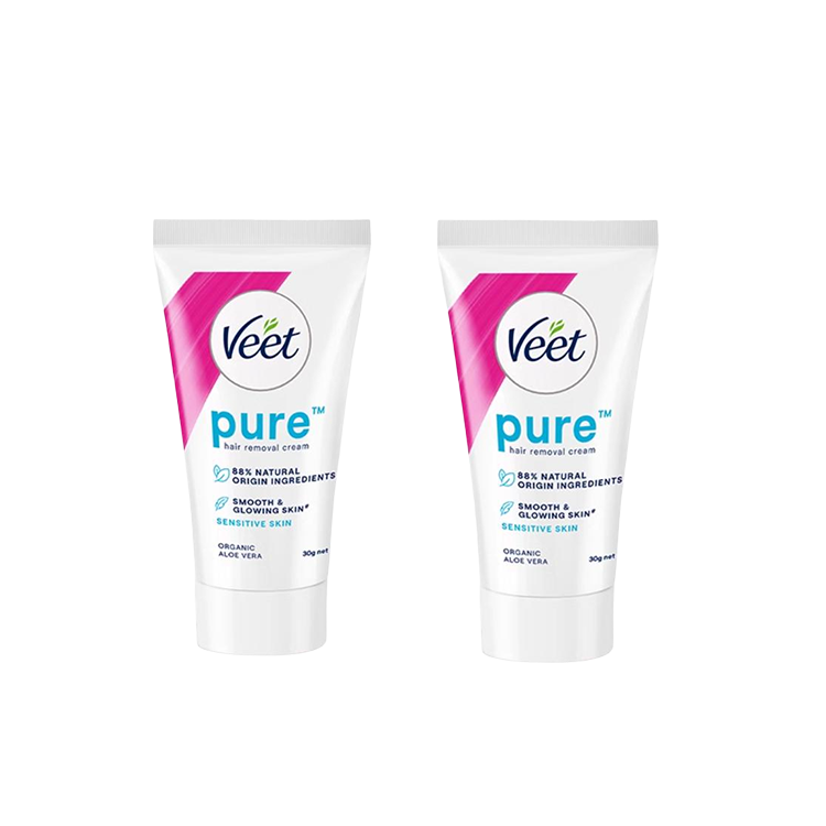 Крем для депиляции унисекс VEET Pure 200 мл увлажняющий нежный без черных точек