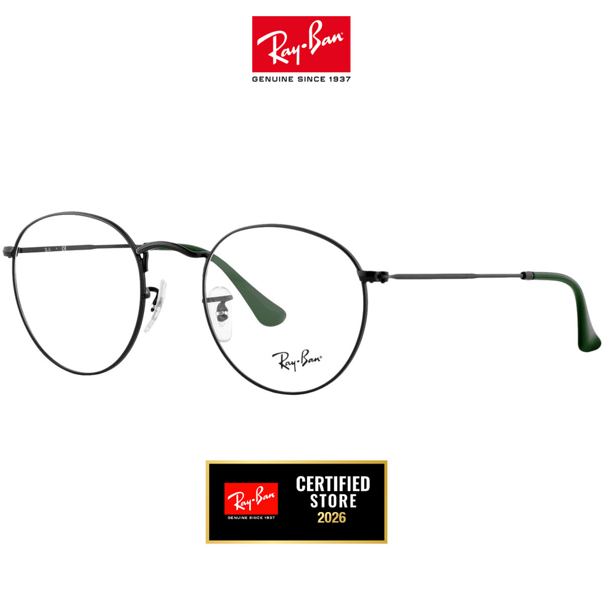Ray-Ban 3447V 2509 Round Metal Medium size 50mm оправа для очков