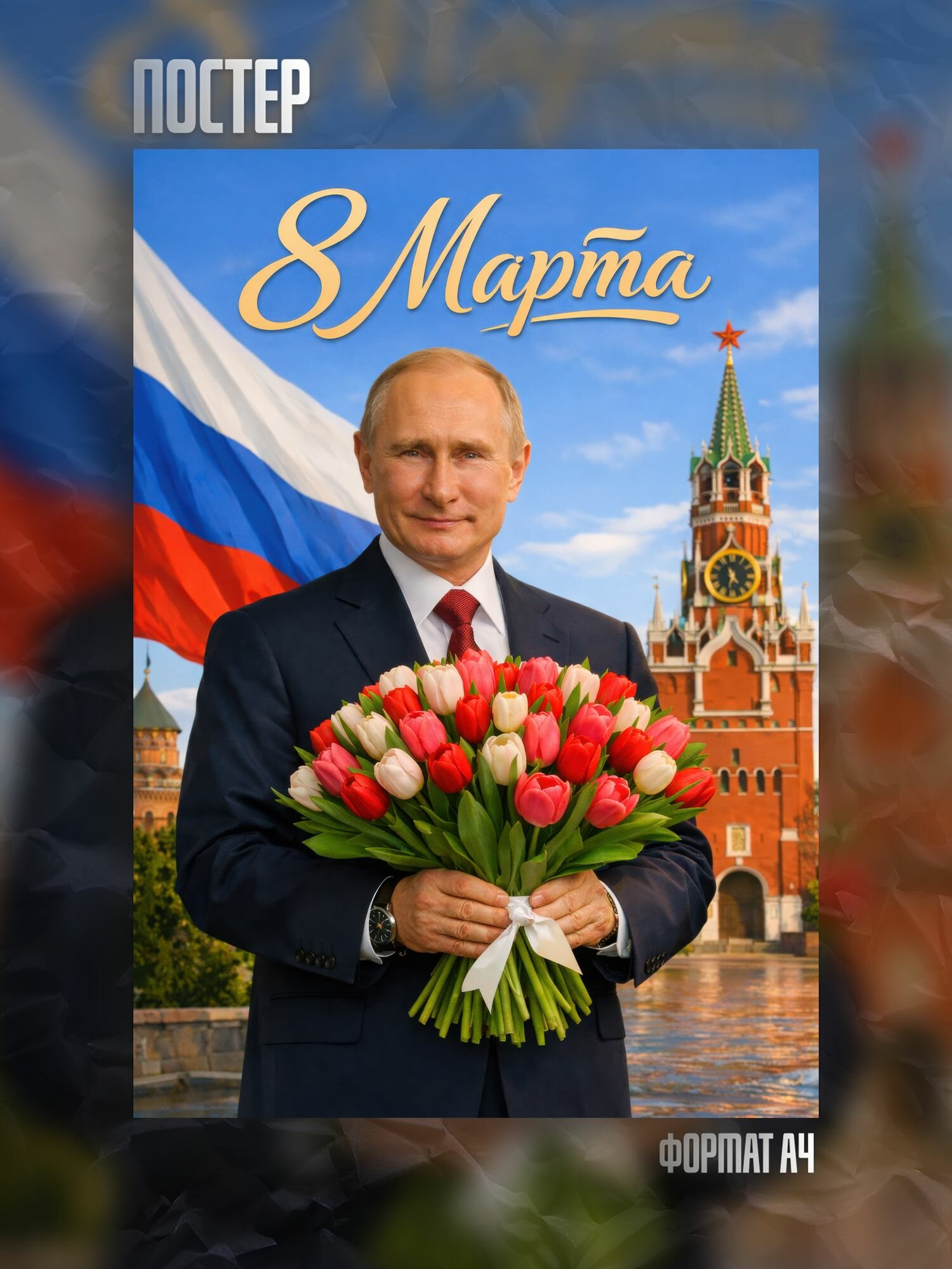 Плакат 8 марта