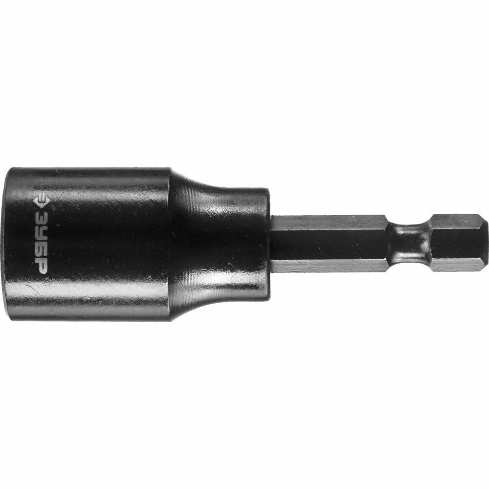 Бита ударная ЗУБР 13 мм, 60 мм, удлиненная, с торцевой головкой, Профессионал