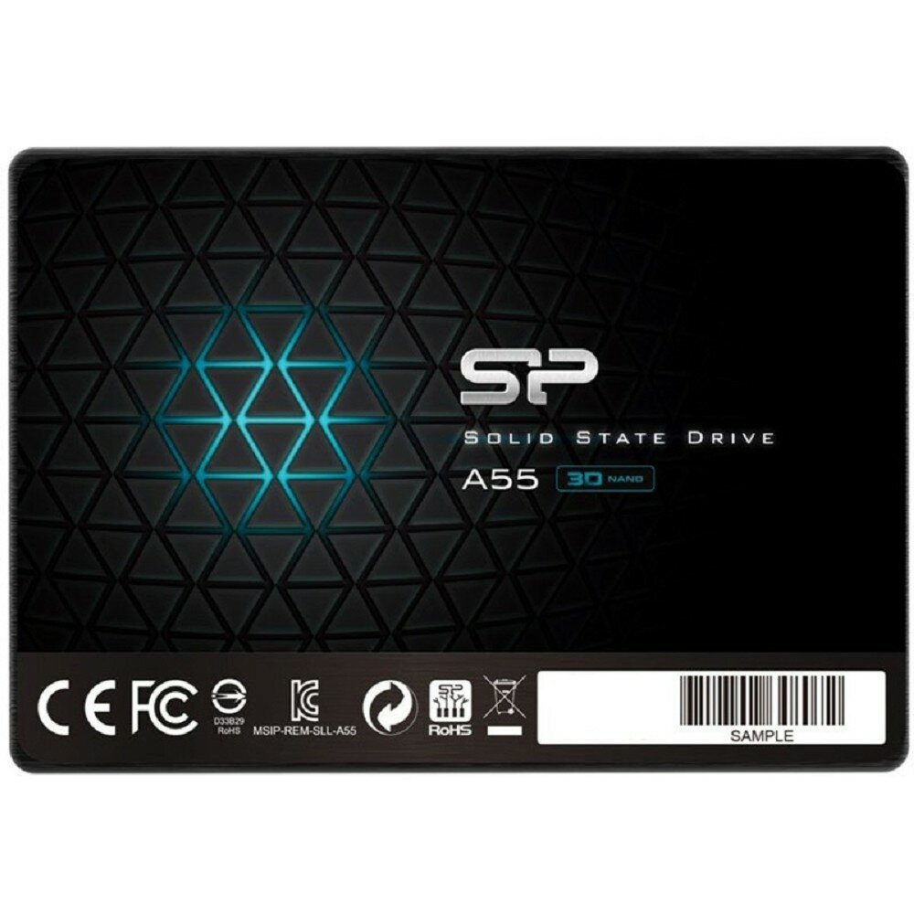 SSD диск Silicon Power SP128GBSS3A55S25, 128 ГБ SATA