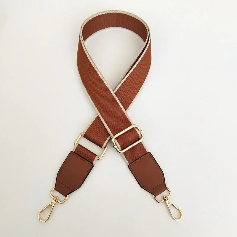 Женские аксессуары для сумок с ремнем через плечо в Коричневый, Golden Hook, Brown. Brown.