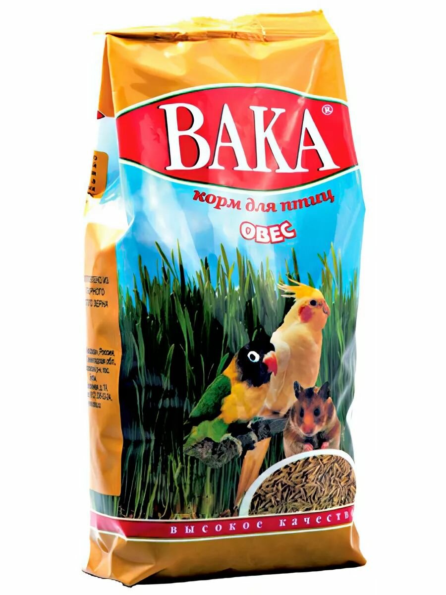 Вака В. К. корм для птиц и грызунов Овёс 400г