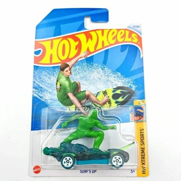 Машинка базовая Hot Wheels Surfs Up зеленый