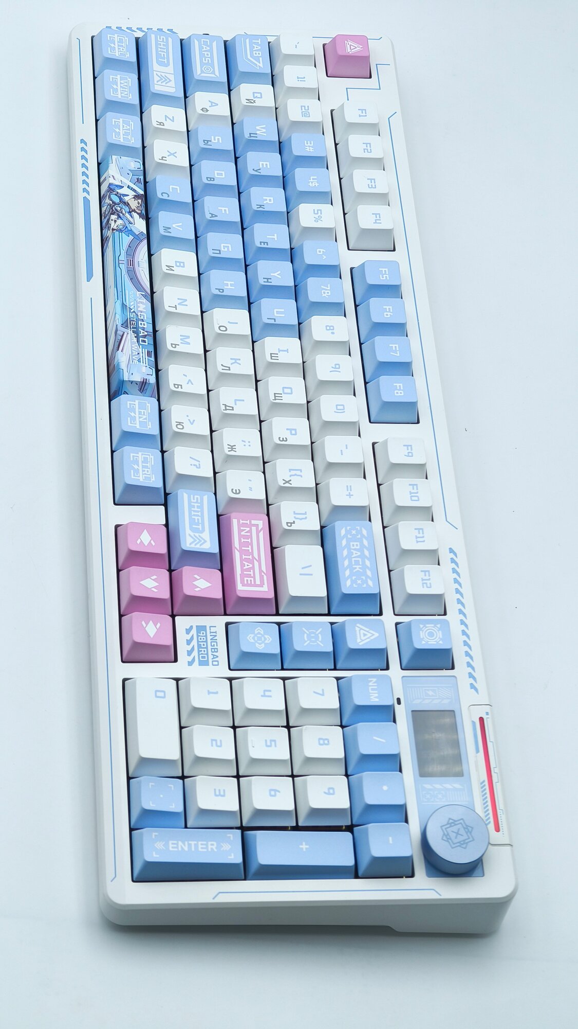 Беспроводная клавиатура Leop K98PRO, механическая, Bluetooth, с экраном