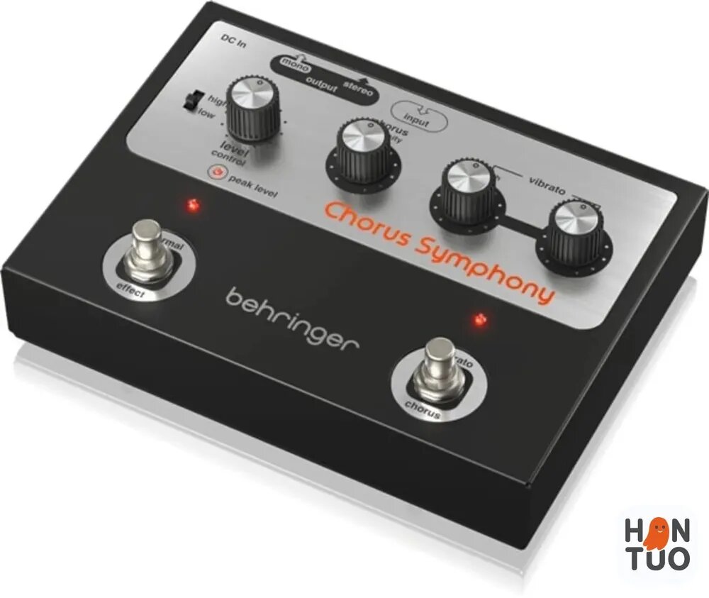 Педаль эффектов Behringer Chorus Symphony для электрогитары, черная, металл, Китай