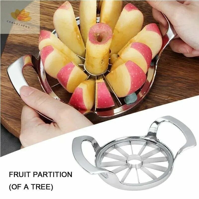 Усовершенствованная яблокорезка 12 лезвий большой размер прочная нержавеющая сталь острый кухонный нож для фруктов овощей