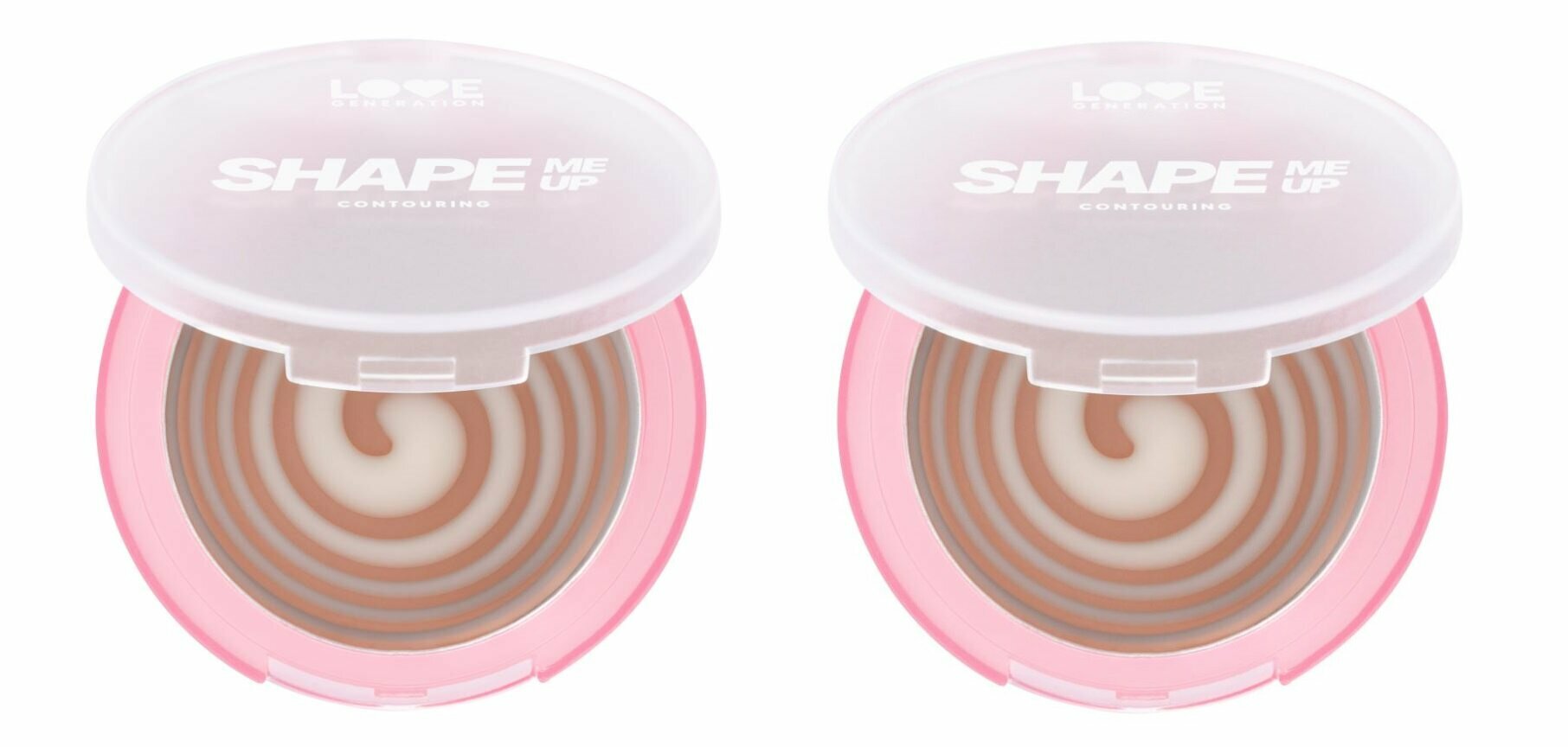 Контуринг Love Generation кремовый для лица Creamy Contouring Shape Me Up, тон 01, 2,7 гр - 2 штуки