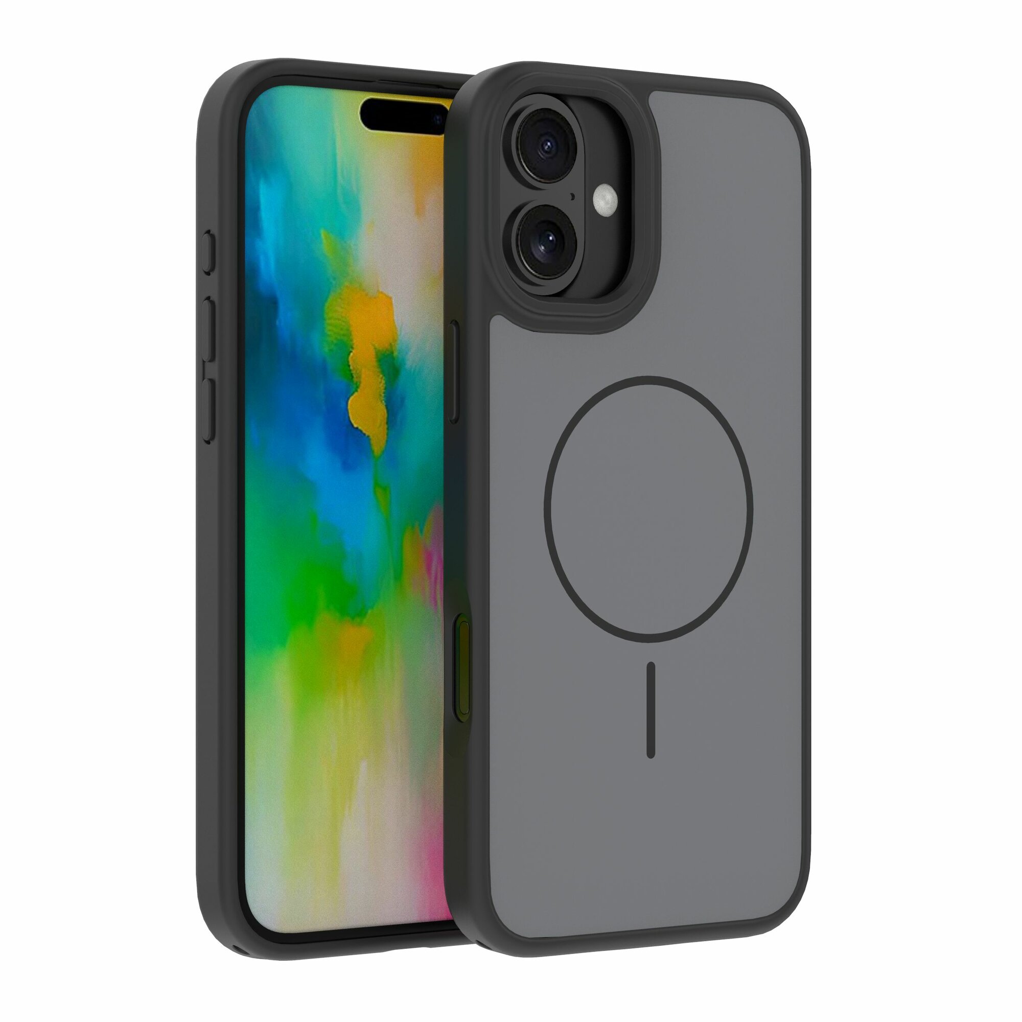 Противоударный чехол Supreme Two-tone Case с поддержкой MagSafe для iPhone 16 Plus черный