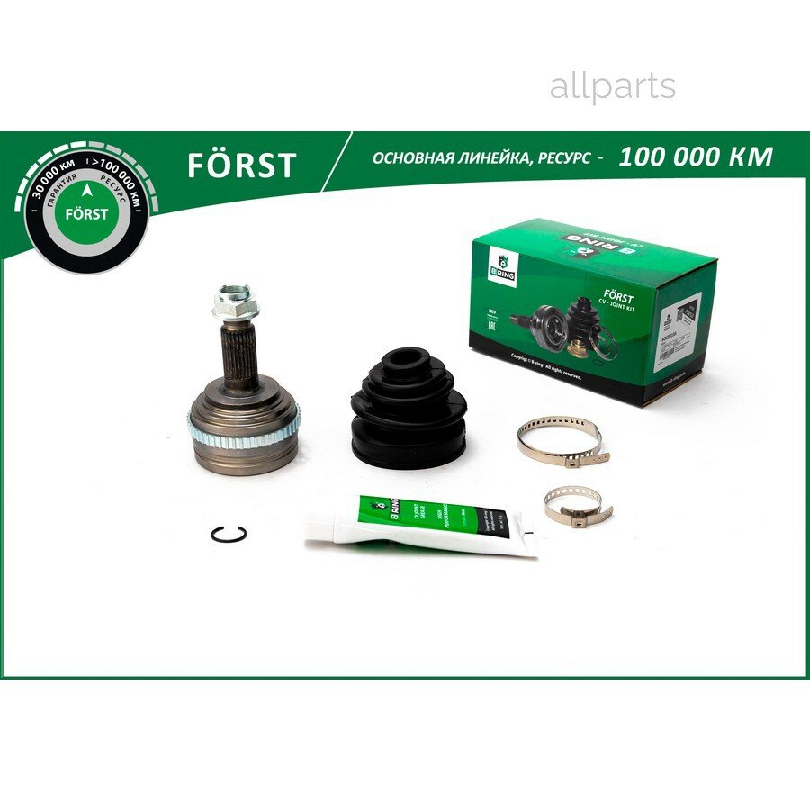 BRING BOC9910A Шрус HONDA HR-V (99-), Civic (EU, EP, ES) (01-06) (наруж.) [с ABS, 26/30] (BOC9910A) B-RING FRST