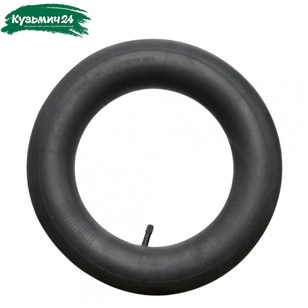 Камера колеса для тачки, размер 3.0/8, резиновая, с ниппелем, черная