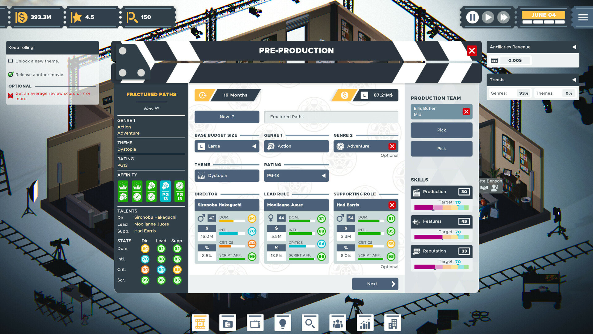 The Executive Movie Industry Tycoon PC Steam Ключ • Активация Steam