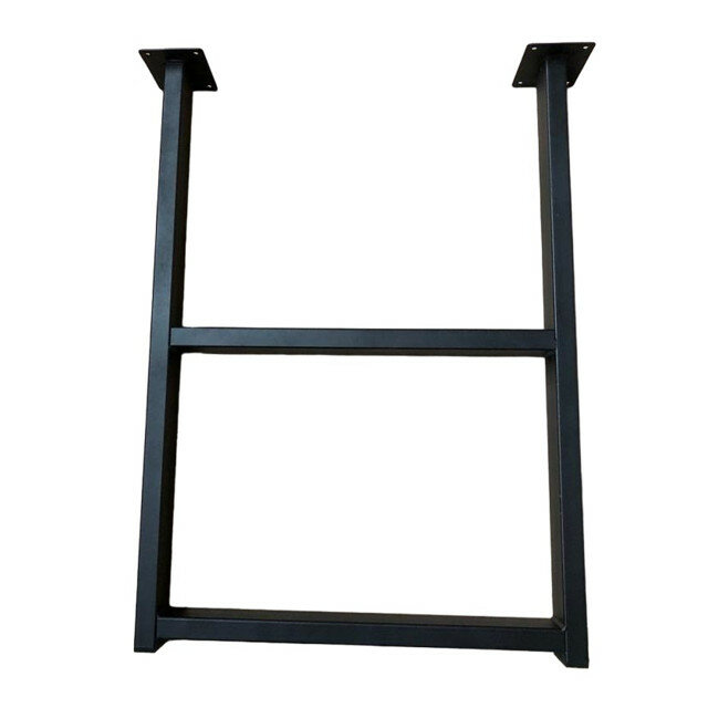 Подстолье для стола PROSMITH лофт 710х550мм со средней поперечиной сталь черный