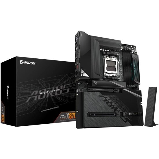 Материнская плата Gigabyte X870 AORUS STEALTH (AM5, ATX)